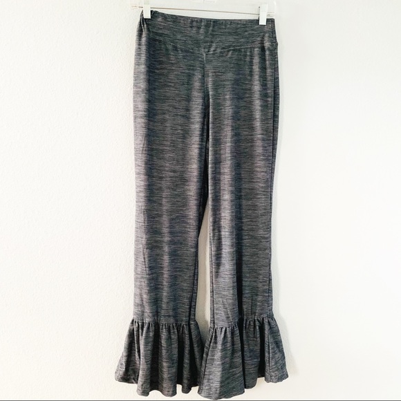 Simply Southern | Pants & Jumpsuits | Simply Southern Gray Ruffle Flare ...